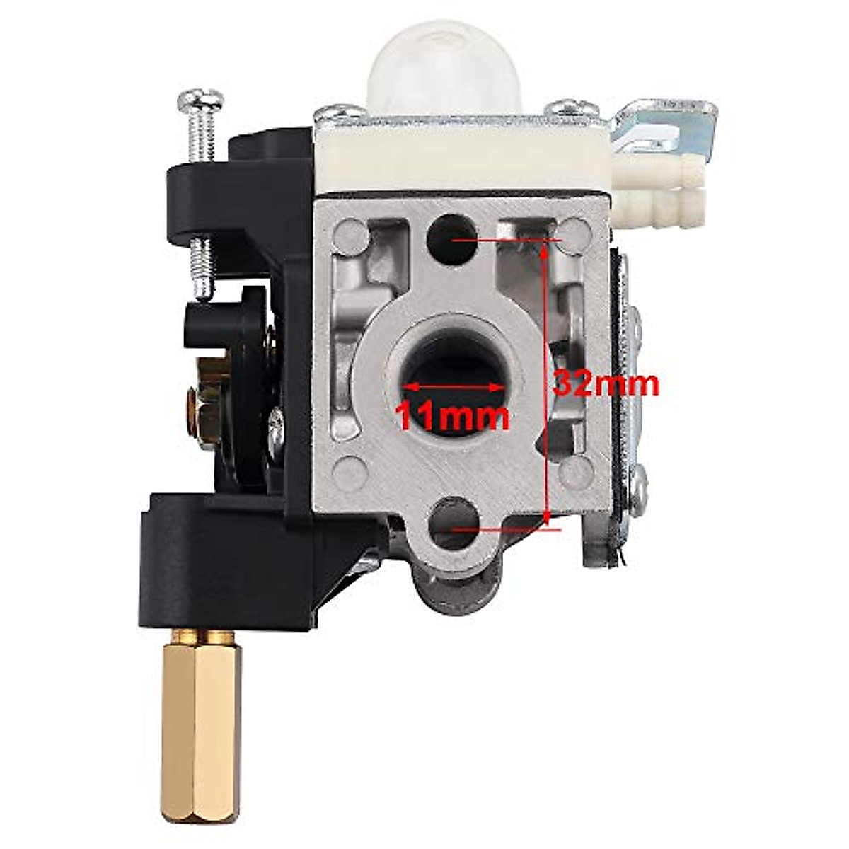 Mannial SRM-210 RB-K75 Carburetor Carb fit ECHO Hedge Trimmer HC150 HC150i HC151 HC151i Weed Eater GT200 SRM 210 PE 200 HC150 SRM211 GT200 Replace A021000740 A021000741 A021000742
