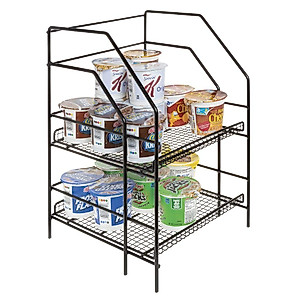 HUBERT Wire Cereal Box Display - Black