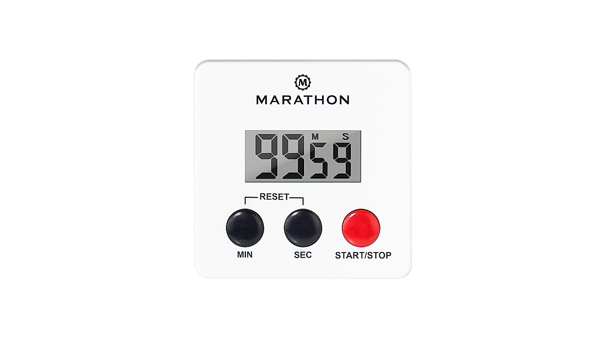 Marathon 100 Minute Digital Timer - Loud & Clear