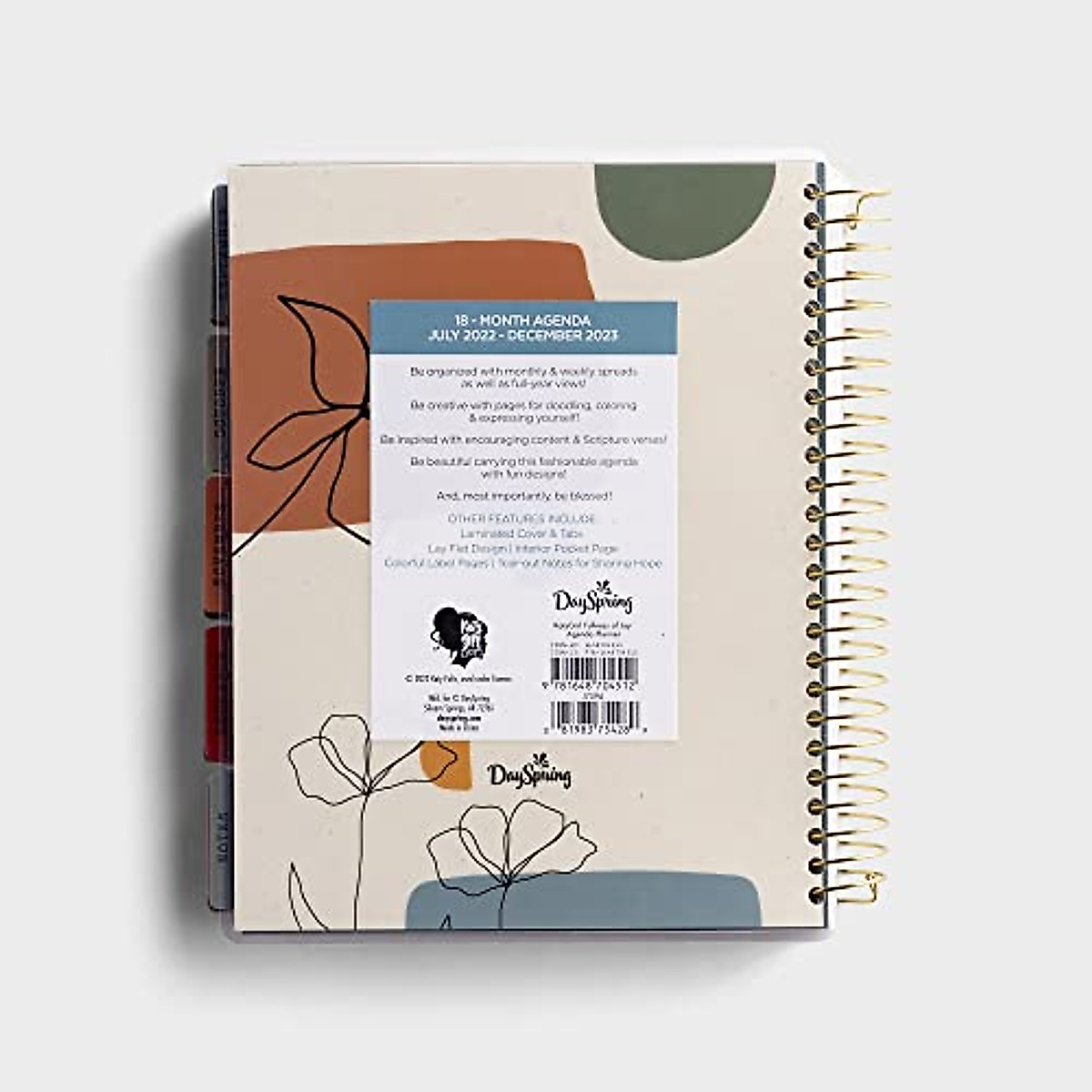 In Your Presence There is Fullness of Joy: DaySpring 2022 - 2023 18-Month Agenda Planner (July 2022 – December 2023)