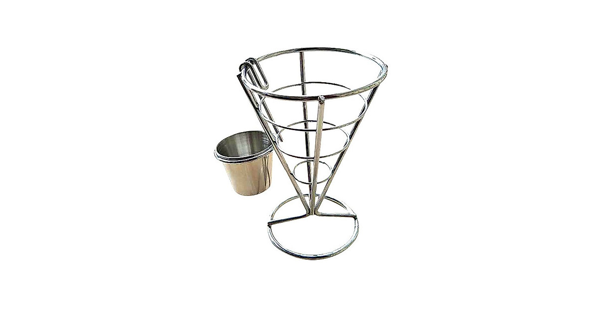 Stylish French Fry Stand Set - BESTonZON Cone Holder