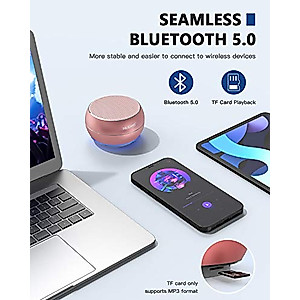 NUBWO Portable Bluetooth Wireless Speaker with Bass TWS, Bulti in Mic, 15H Playtime Small Speaker for Iphone, iPad, Mac, Tablet, Echo