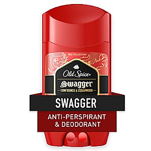 Old Spice Red Zone Anti-Perspirant Deodorant Invisible Solid Swagger, 2.6 Ounce (Pack of 3)