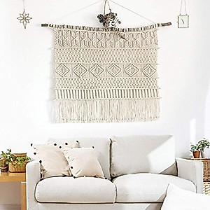 HLLbuy Solid Cotton Rope Clothesline Cotton Rope 1/6''and 1/4'' by 50ft and 100ft All Purpose for Indoor&Outdoor Use, Crafting and Art Projects(100ft)