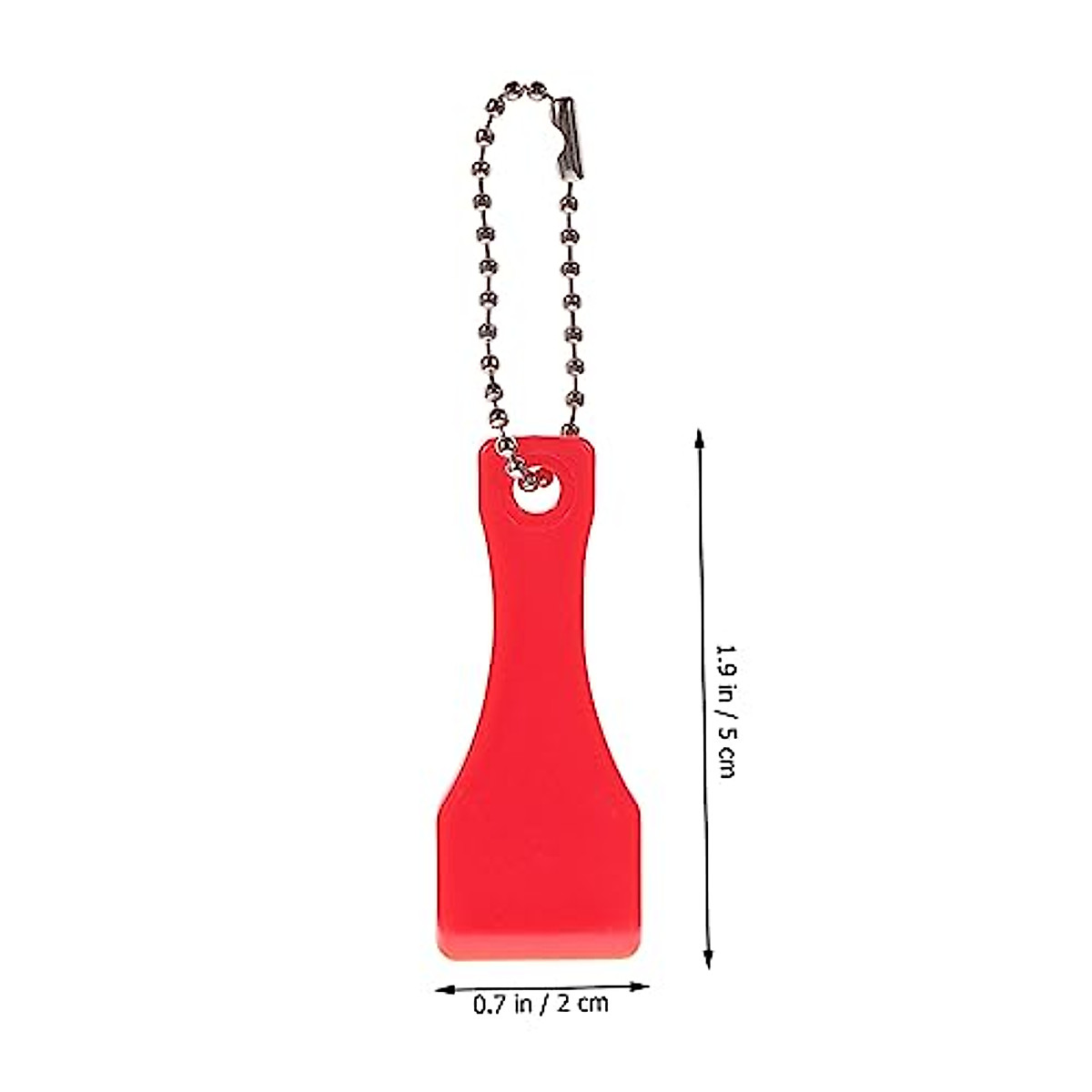 TOKIDNY 10pcs Scraper Ticket Scratcher Tool Ticker Scrapers Scratching Tools Scratch Off Tool for Tickets Ticket Scratchers Stickers Plastic Red