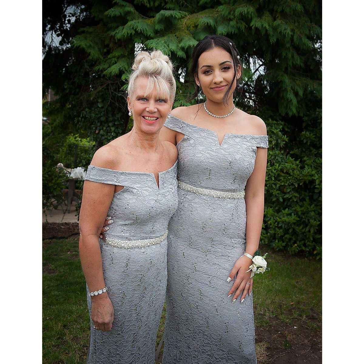 Remedios Rhinestone Bridal Belt Bridesmaid Sash Crystal Wedding Belt Women Dress Accessories, Ivory