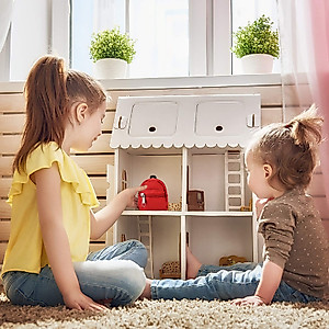 Aniwon 8PCS Doll Backpack for Doll Bags, Cute Zipper Backpack Mini Doll Bag Doll Accessories for Doll Backpack Doll Accessories