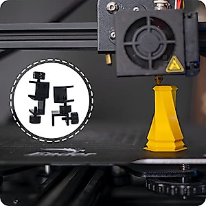 8PCS 3D Printer Glass Bed Clips, 3D Printer Lattice Glass Fixing Clamp, Hot Bed Printing Platform Upgrade Kit for Ender 3s 3 Pro, 5 Pro, CR-20 PRO, CR-10S Pro 3D Printer