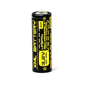 XML Battery 4/5 AA 14430 3.2v 400mAh LiFePO4 Lithium Rechargeable Battery Pack Replacement for Outdoor Solar Lights IFR 14430P (1 Pack)