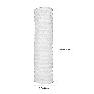 Uonlytech Paper Floor Lamp Shades Nordic Style Table Light Cover Barrel Chandelier Protector for Home Hotel Bedside Desk Wall Floor Lamp