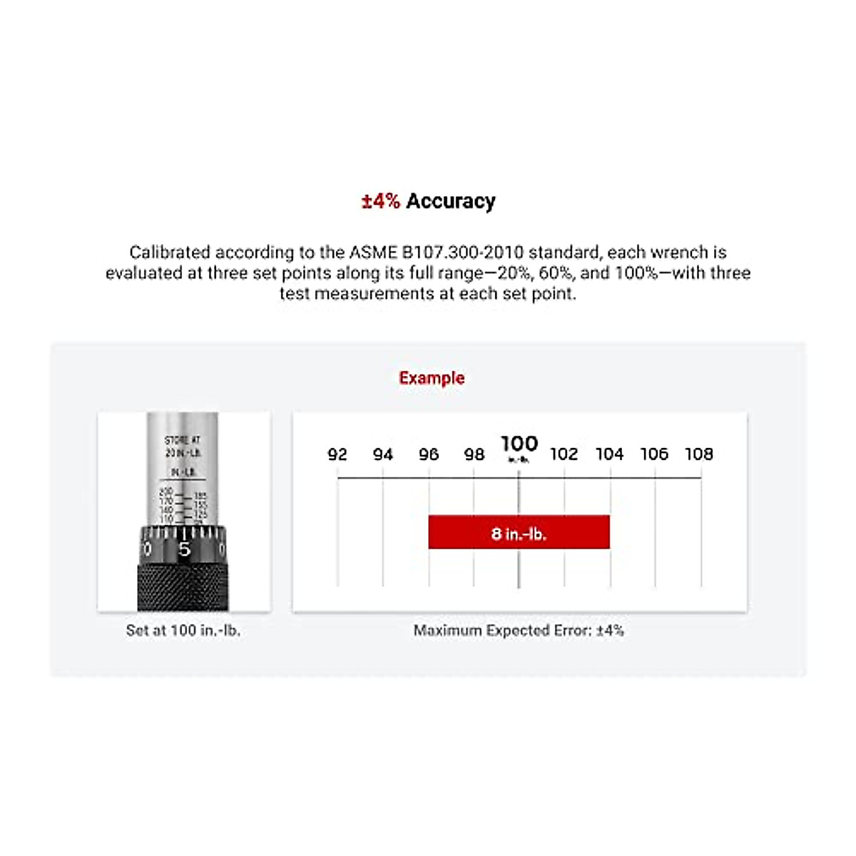 TEKTON 1/4 Inch Drive Micrometer Torque Wrench (20-200 in.-lb.) | 24320