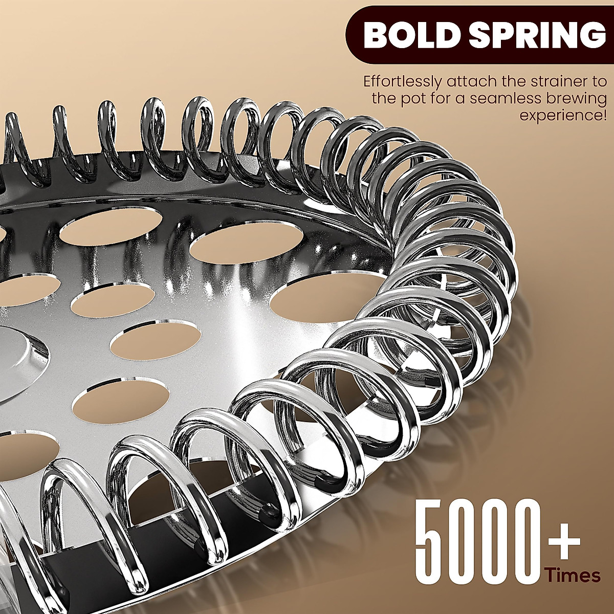 Utopia Kitchen 34 Ounce French Press Espresso and Tea Maker with Triple Filters, Stainless Steel Plunger and Heat Resistant Borosilicate Glass - Black