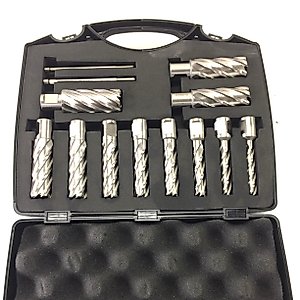 13 Pieces HSS Annular Cutter Set, Broach Bits, Magnetic Drill