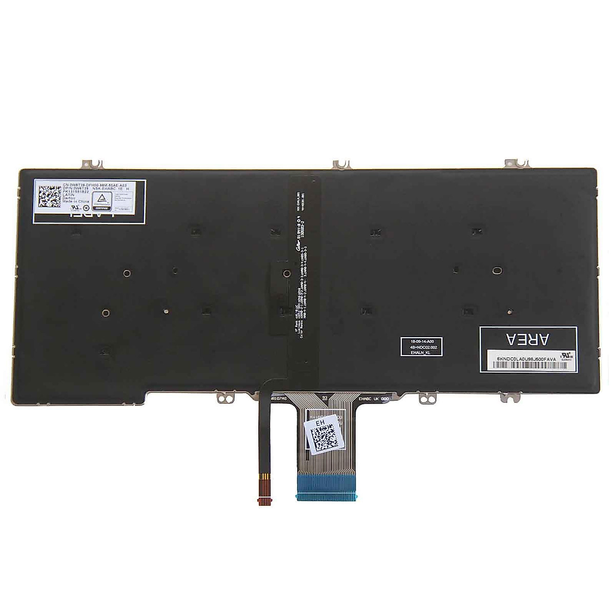 KbsPro Backlit Teclado Latin Spanish Keyboard for Dell Latitude 7280 7290 7380 7389 7390 5280 5289 5290 0W6T39 Laptop Backlight