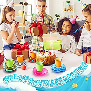 60 Pcs Pool Drink Floats Inflatable Drink Holder Drink Floaties Floating Cup Holders for Summer Swimming Pool Party Favors Bath Toys, 30 Styles