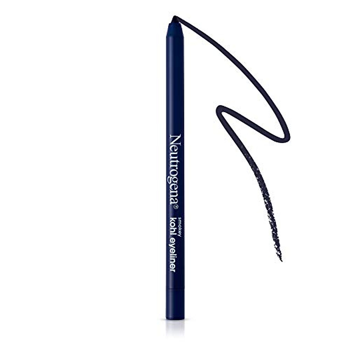 Neutrogena Smokey Kohl Eyeliner with Antioxidant Vitamin E, Water-Resistant & Smooth-Gliding Eyeliner Makeup, Deep Navy, 0.014 oz