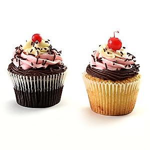 Norpro Giant Muffin Cups, White, Pack of 48