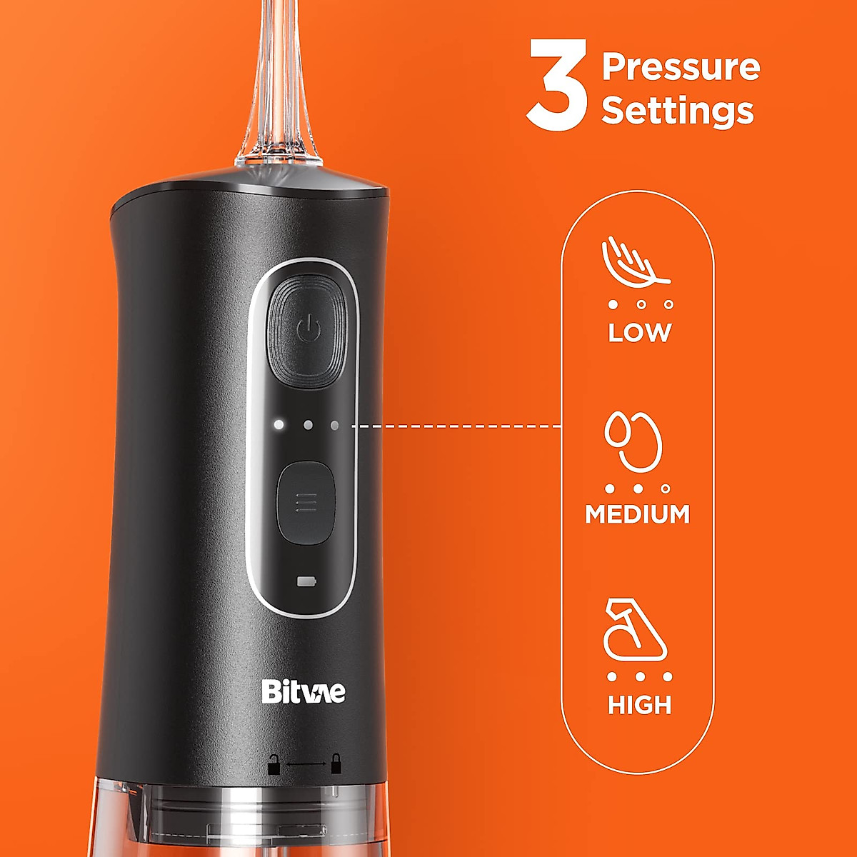 Bitvae Toothbrush and Water Flosser Combo, Teeth Cleaner Set, 5 Optional Modes and 8 Brush Heads Whitening Toothbrushes, 3 Modes and 6 Jet Tips Oral Irrigator, 4 Hours Charge for 30 Days Use