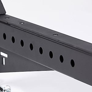 Titan Fitness T-3 Series Spotter Arms, 800 LB Black Safety Catches, Fits 2-in x 3-in 11-GA Steel Tubes