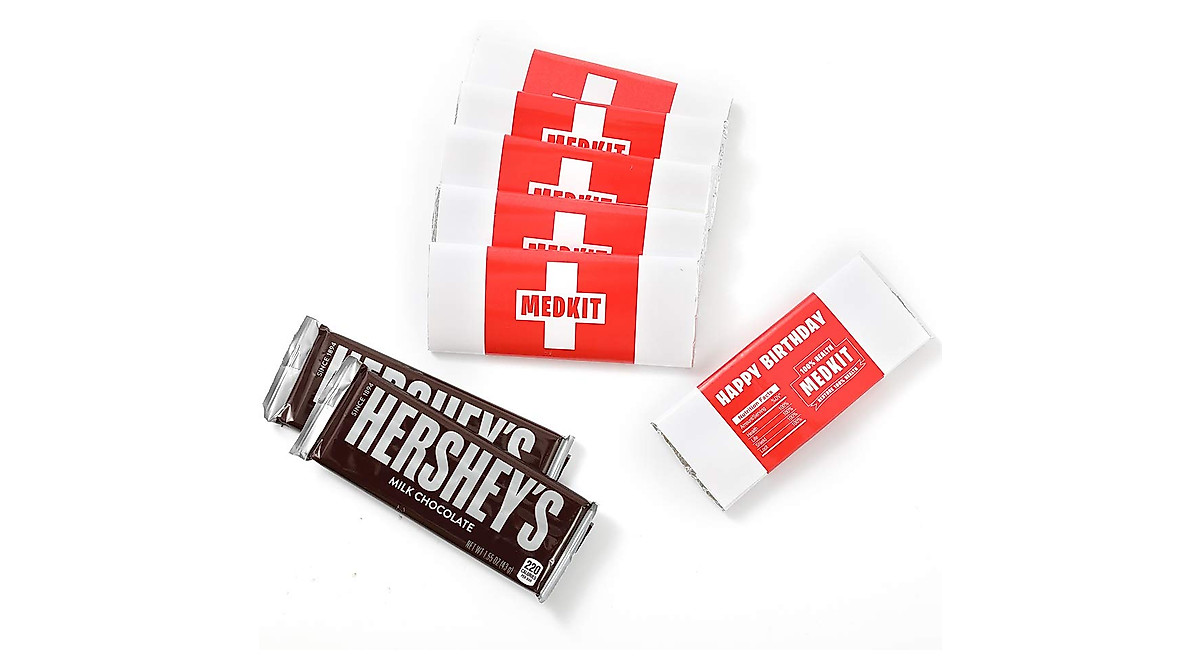 Game Party Supplies Medkit Labels for Birthday Fun