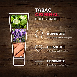 Tabac Original Shaving Cream for Men, 3.4 oz, Citrus and Lavender Scent