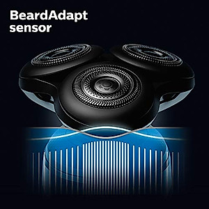 Philips Norelco Shaver 9000 Prestige, Rechargeable Wet or Dry Electric Shaver with Trimmer Attachment and Premium Case, SP9820/87