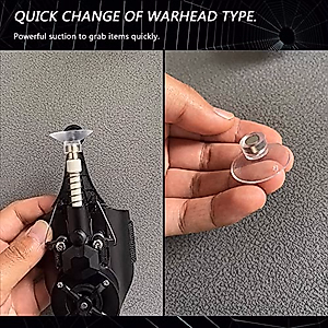 SUIZU Web Shooters, Spider Silk Launcher for Kids - USB Charging, Rope Launcher - Can Grab Small Objects, Super Hero Launcher Gloves Wrist Toy Cosplay Launcher Bracers Accessories (Red)