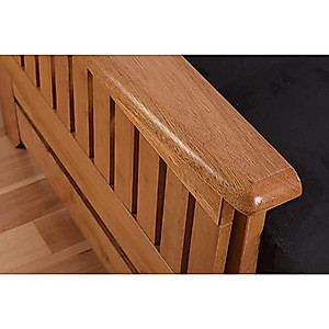 Kodiak Furniture Phoenix Futon With Storage Drawers, Suede Gray