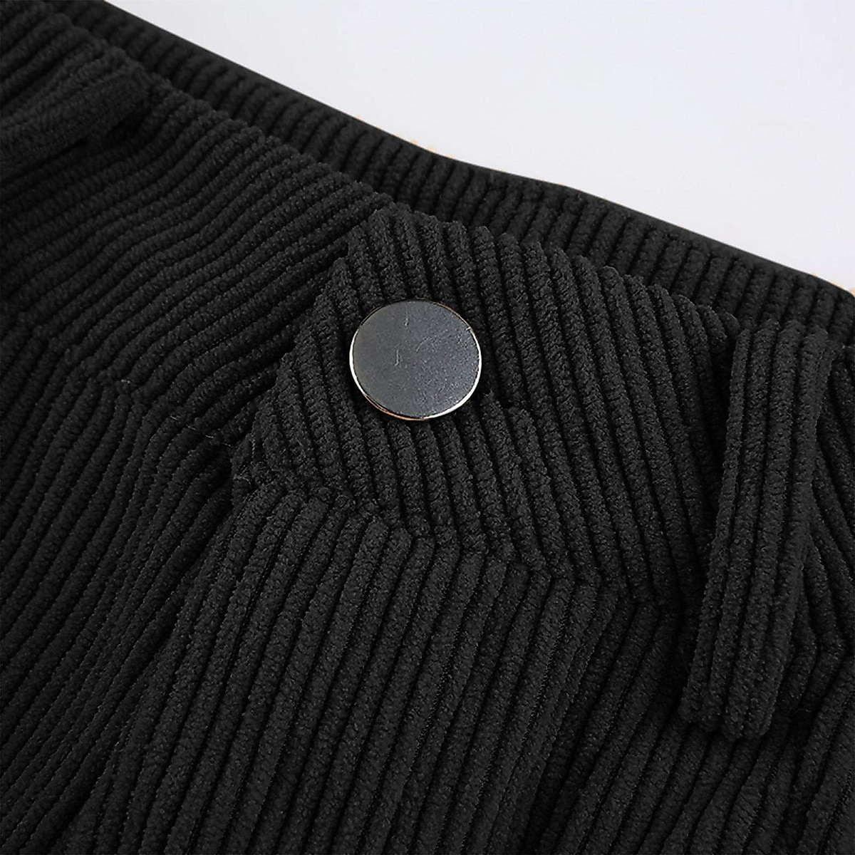 Bravetoshop Women's Wide Leg Pants Regular Fit Casual High Waist Floor Length Trousers Y2K Fashion Streetwear (Black,XL)