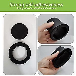 Patio Table Umbrella Hole Rings, 4 Pcs Silicone Patio Table Umbrella Hole Ring, and Cap Set, Umbrella Cone Wedge Plug for 2 to 2.5 Inch Patio Table Hole Opening and 1.5 Inch or Smaller Umbrella Pole