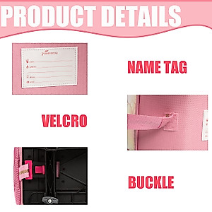 ZBAOGTW Rolling Backpack for Girls School Backpack with Wheels Kids Roller Backpack with Lunch Bag for Elementary School