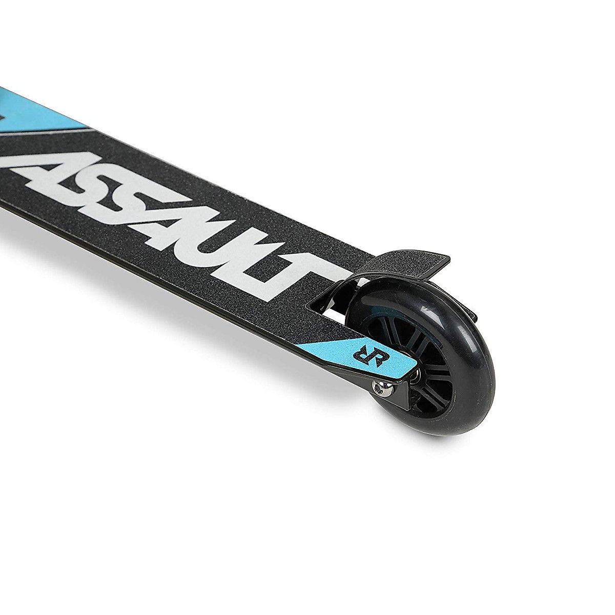 Riprail Assault Stunt Scooter Finished in Black/Blue with Alloy Deck and ABEC-7 Bearings