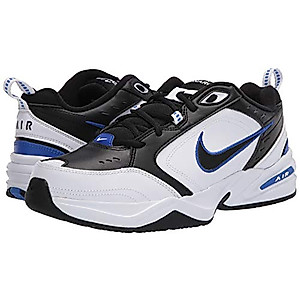 Nike Men's Air Monarch IV (4E) Cross Trainer, Black/Black-White-Racer Blue, 9