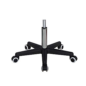 Master Massage Ergonomic Swivel Saddle Rolling Hydraulic Stool in Black for Clinic,spas,Salons,Home,Office (91557V)
