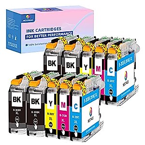 NEXTPAGE Compatible Ink Cartridges Replacement for Brother LC203 LC 203 XL LC201 Use in MFC-J480DW MFC-J880DW MFC-J4420DW MFC-J680DW MFC-J885DW, Brother lc203 Printer ink10 Pack