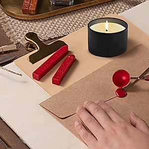 Coloch 24 Pack 8 Oz Black Candle Tin with Lid, Metal Cylinder Candle Making Container Travel Small Storage Tin Can for DIY Candles, Crafts, Holiday Gifts, 3x2.3 Inches