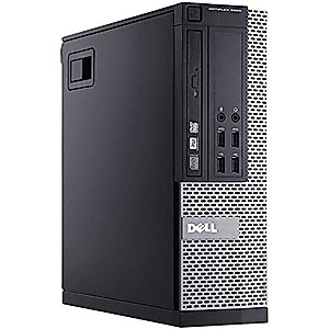 Dell Optiplex 9020 Small Desktop Computer (SFF) | Quad Core Intel i5 (3.20GHz) | 16GB DDR3 RAM | 512GB SSD Solid State | Windows 10 Pro | 24in Monitor | RGB Mouse + Keyboard, Black (Renewed)