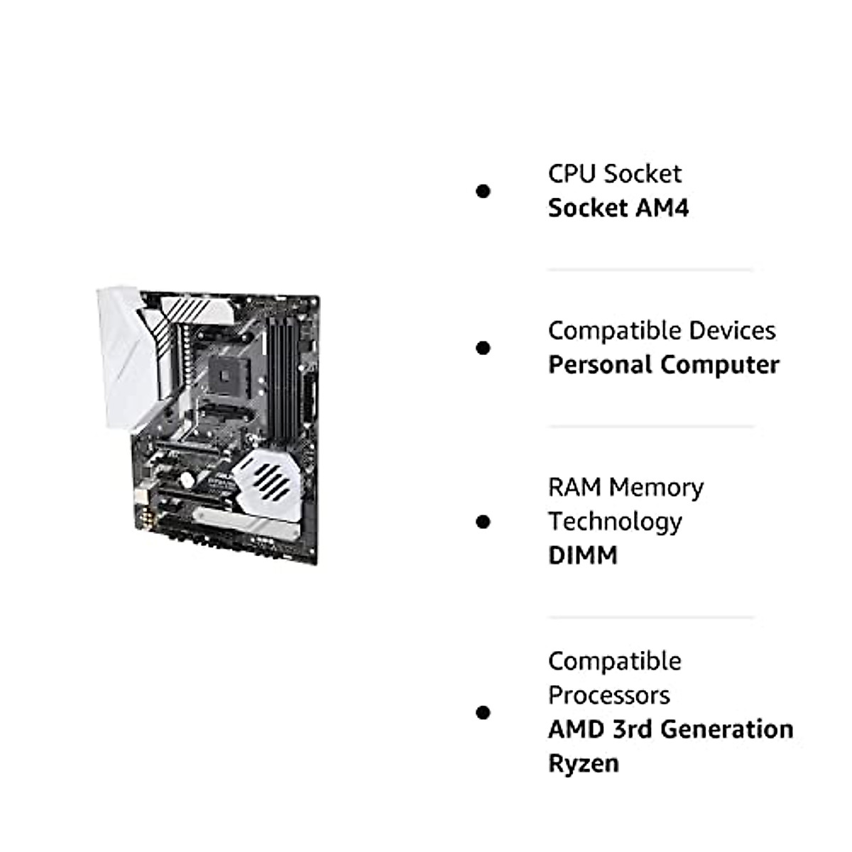 ASUS Prime X570-Pro AM4 Zen 3 Ryzen 5000 & 3rd Gen Ryzen ATX Motherboard with PCIe Gen4, Dual M.2 HDMI, SATA 6GB/s USB 3.2 Gen 2 Motherboard