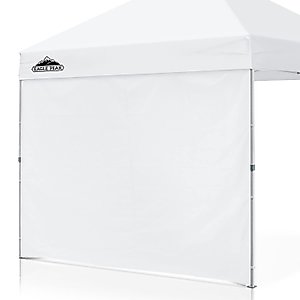 EAGLE PEAK Instant Canopy SunWall for EAGLE PEAK 10x10 Commercial Pro Instant Pop-up Canopy, 1 Pack Sidewall, Universal, White