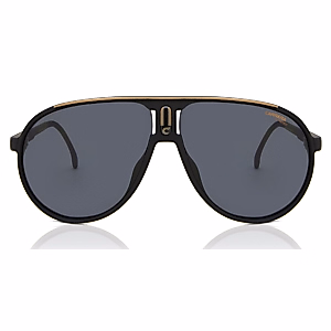 Carrera Unisex Sunglass Style Champion/N Pilot, Matte Black/Grey, 62mm, 12mm