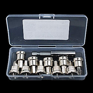 AUTOTOOLHOME 10pcs Drywall Screw Bits Setter PH2 Magnetic Extension Drill Bit Holder for Plasterboard