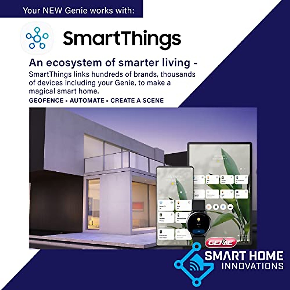 Genie ALKT1-R Smart Garage Door Opener Controller, Aladdin Connect Kit, Works with Alexa, Google, SmartThings