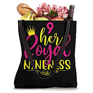 Her Royal Nineness, 9th Birthday for Nine Year Old Girl Cool Tote Bag