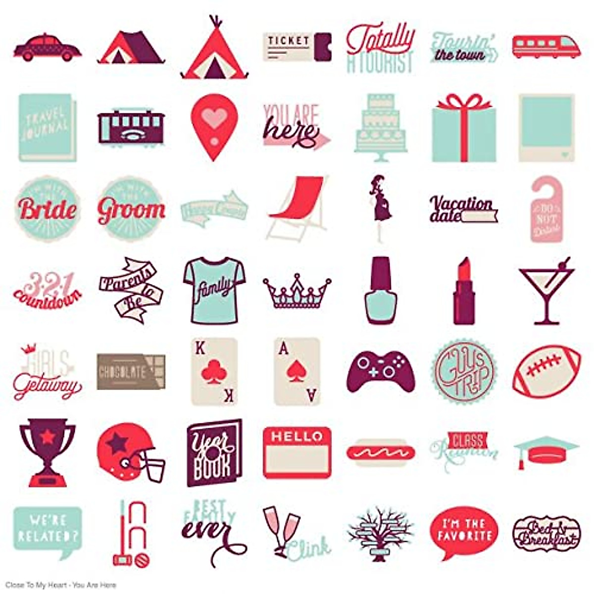 You are Here Cricut Cartridge by Close to My Heart