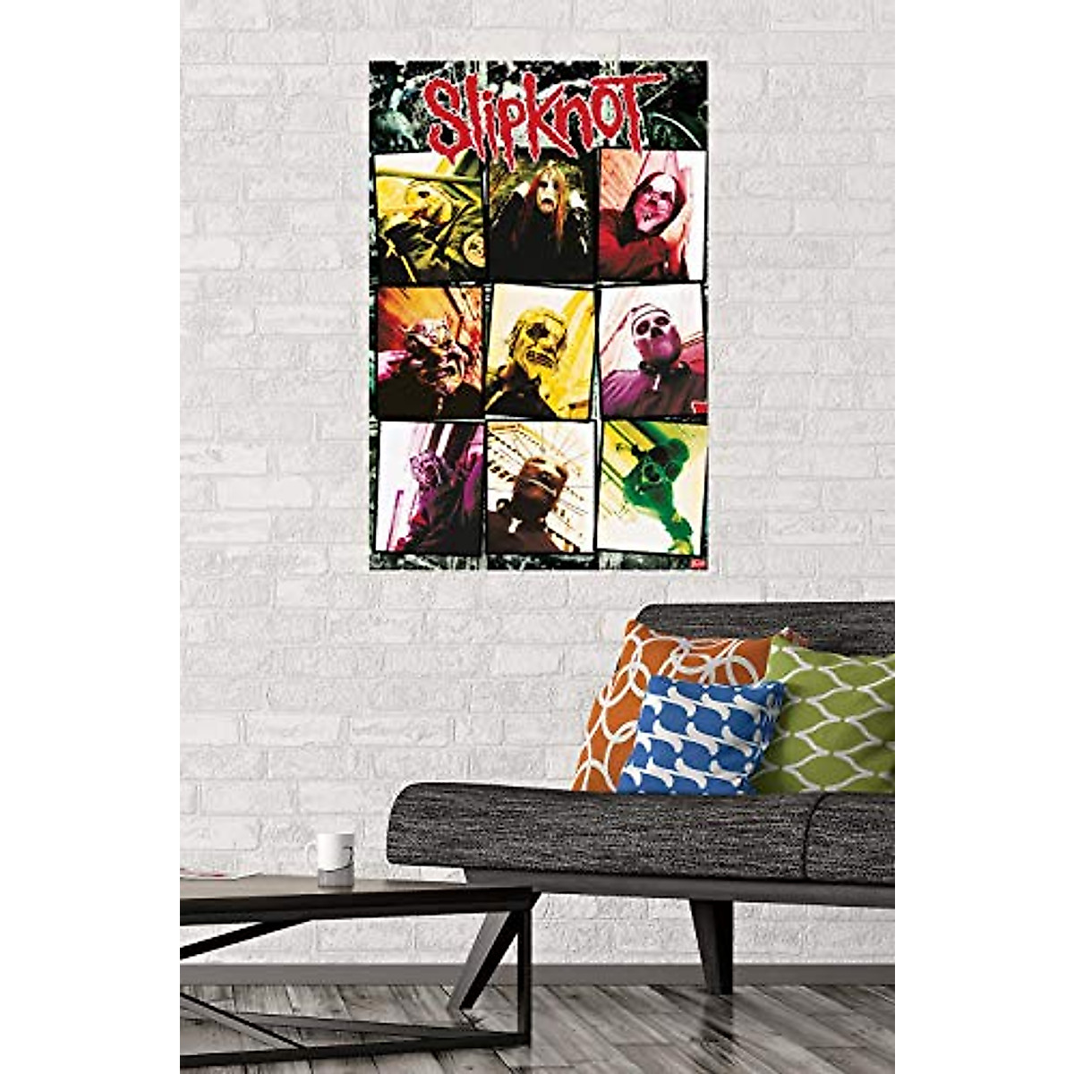 Trends International Slipknot - Grid Wall Poster, 22.375" x 34", Premium Unframed Version