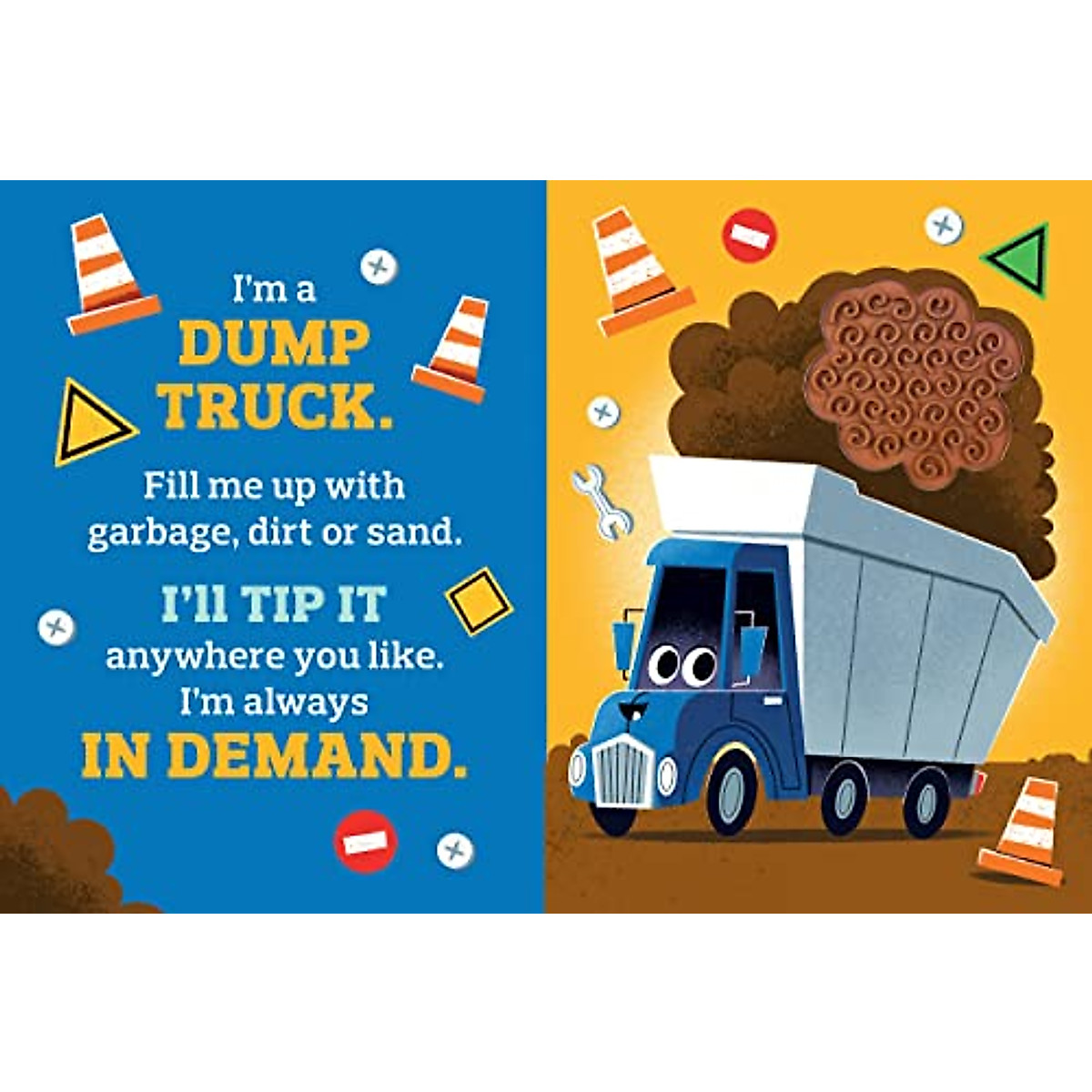 Construction Site Friends - Silicone Touch and Feel Board Book - Sensory Board Book