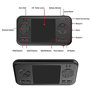 Generic Brands Portable Handheld Game Console and Power Bank, Retro Game Console with Built in Games 416, Classic Video Game Console for Kids Adult