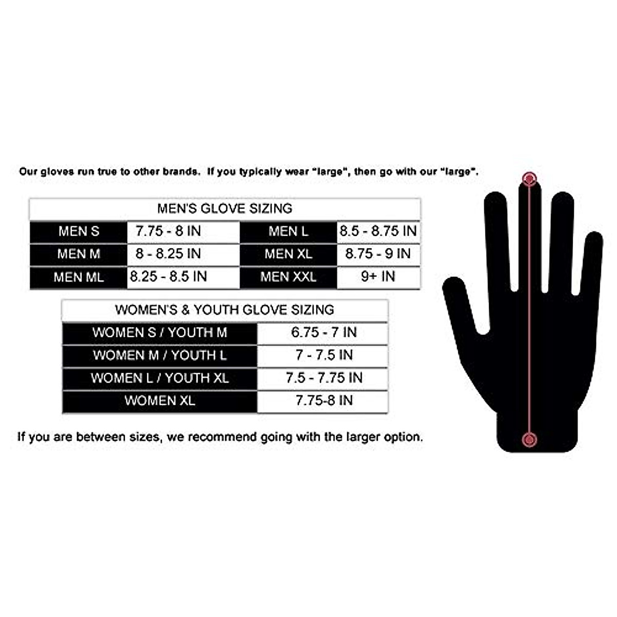 BG Bender Golf Glove | Wear On Left | (Crossbones, Mens Medium)