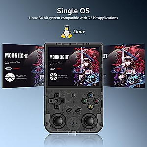 RG353VS Retro Handheld Game Linux System Built- in 4452 Games,RG353VS Emulator Handheld Console RK3566 Supports 5G WiFi 4.2 Bluetooth Online Fighting,Streaming and HDMI RG353VS