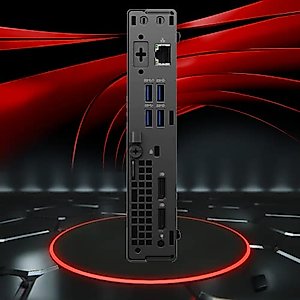 Dell OptiPlex 7080 XE Mini PC Business Desktop, Intel Core i5-10500T Processor, 32GB DDR4 RAM, 2TB PCIe SSD, Wi-Fi 6, Bluetooth 5.1, Ethernet, Windows 11 Pro, Black